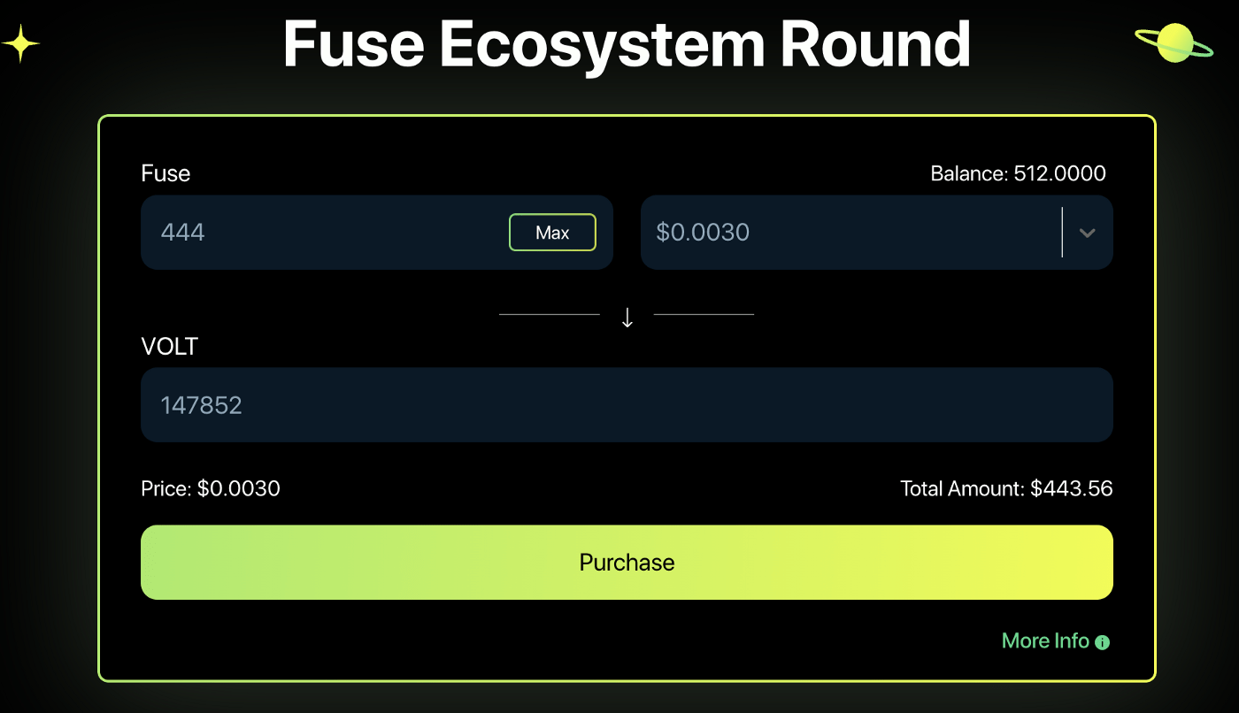 Get Ready for the $VOLT Fuse Ecosystem Round on Tuesday 8th March