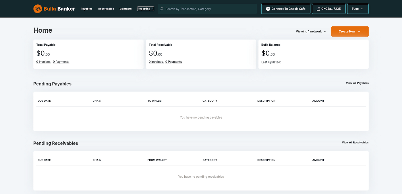 Manage your invoicing, payments, and accounting on Fuse with BullaNetwork