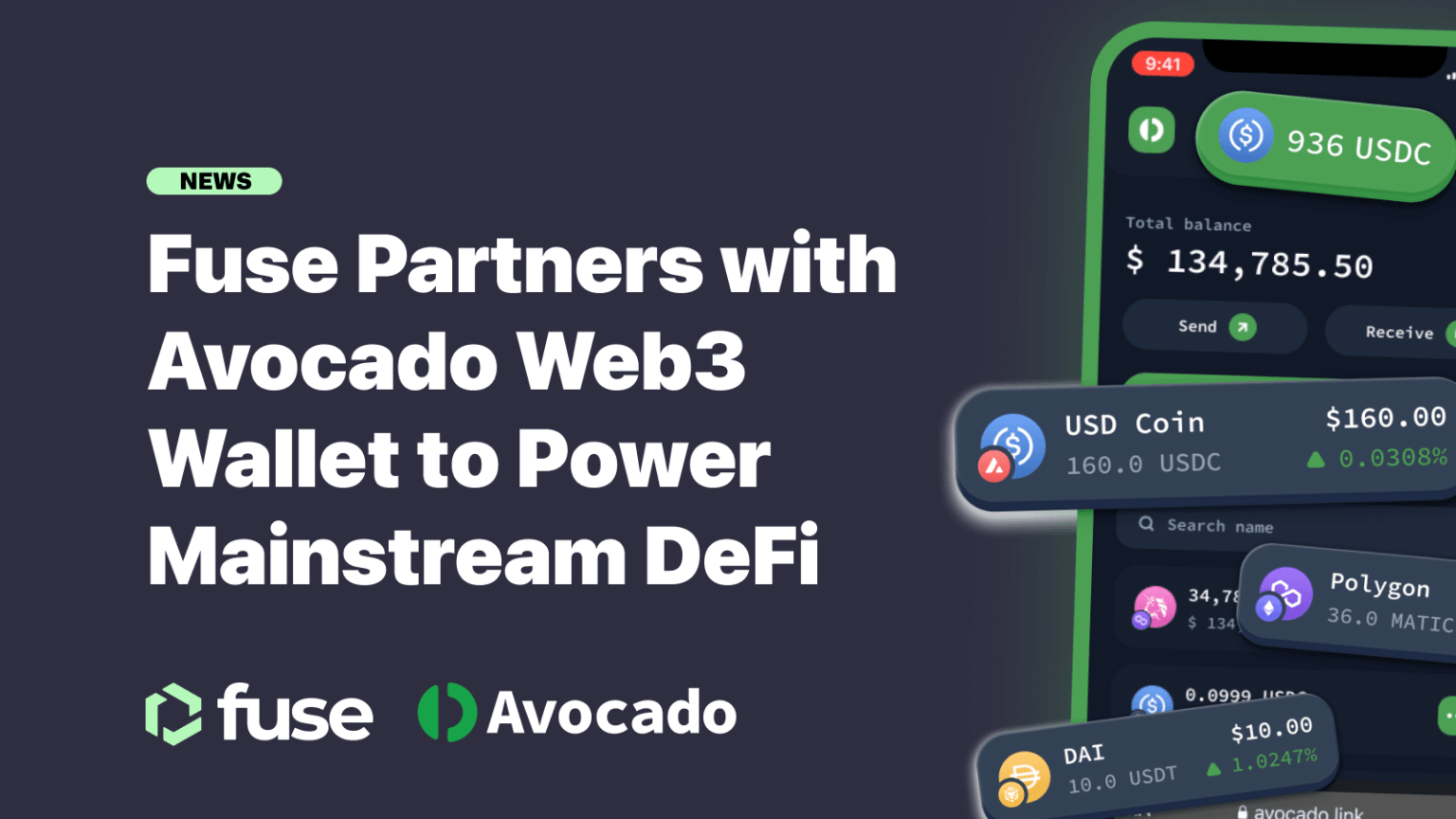 Fuse Partners with Instadapp’s Avocado Web3 Wallet to Power Mainstream DeFi